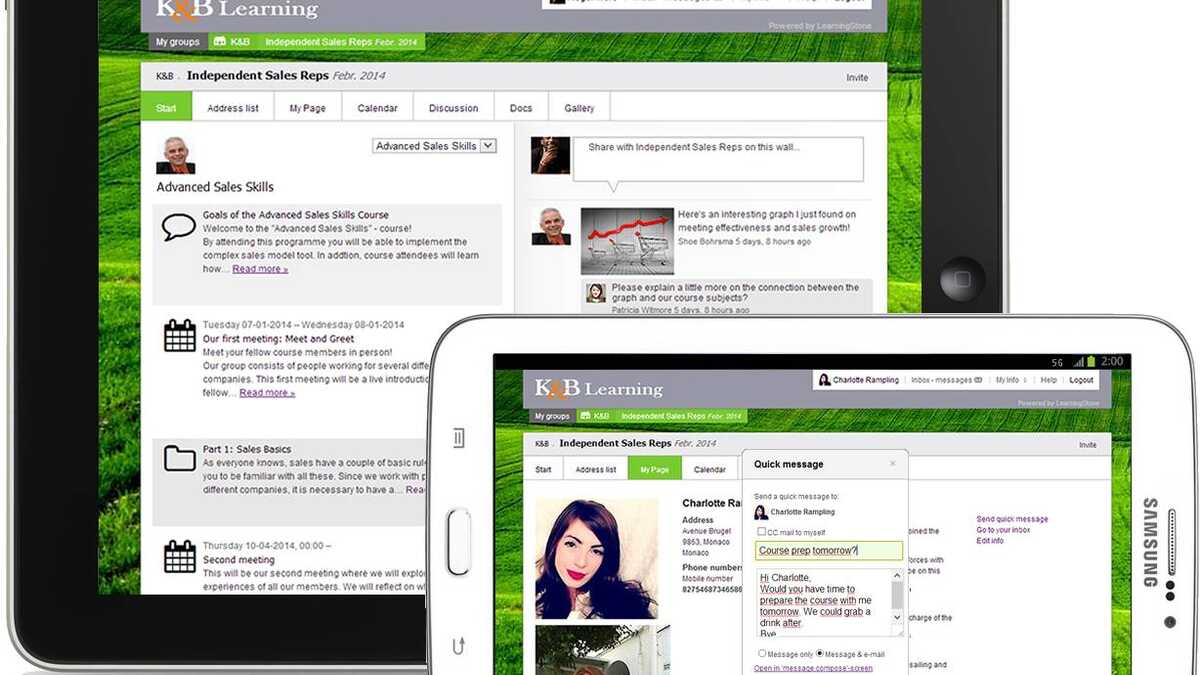 LearningStone on Tablets @ LearningStone