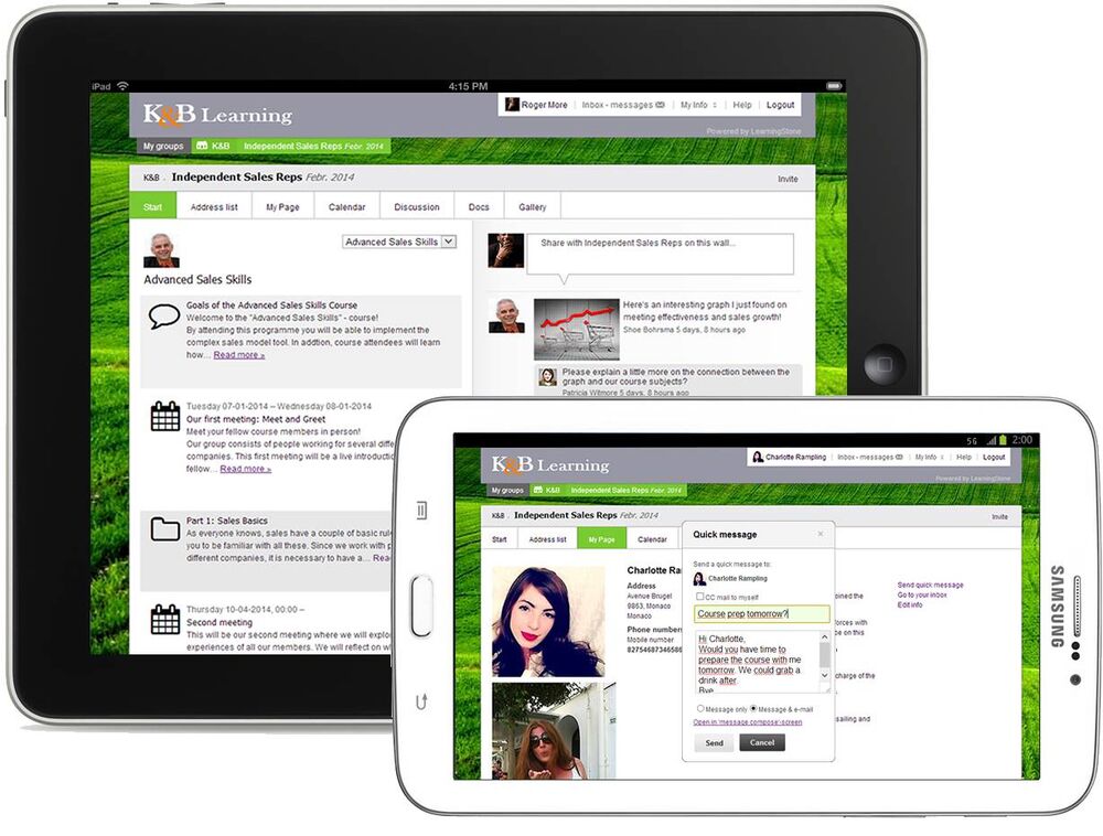 LearningStone on Tablets @ LearningStone