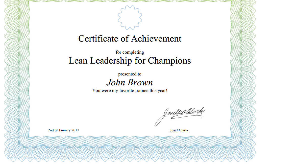 New: The Certificate Generator @ LearningStone