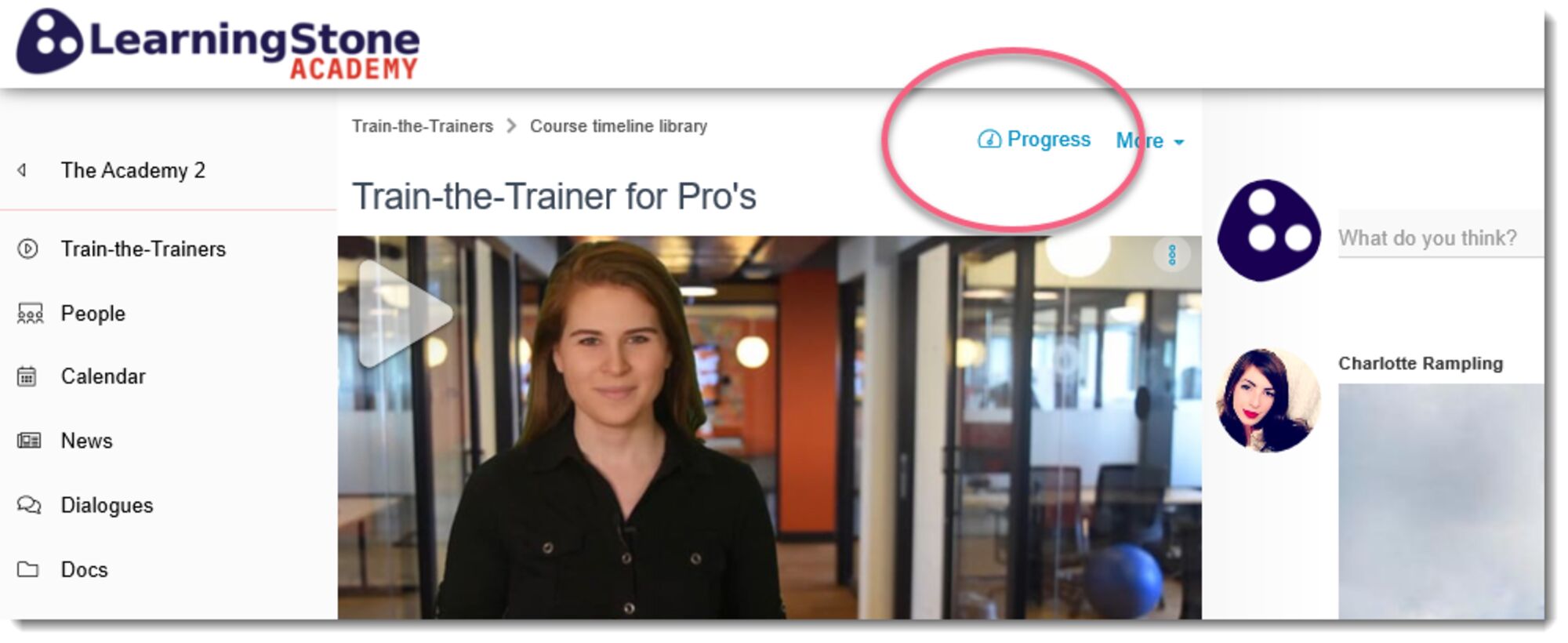 Introducing the new LearningStone progress report @ LearningStone