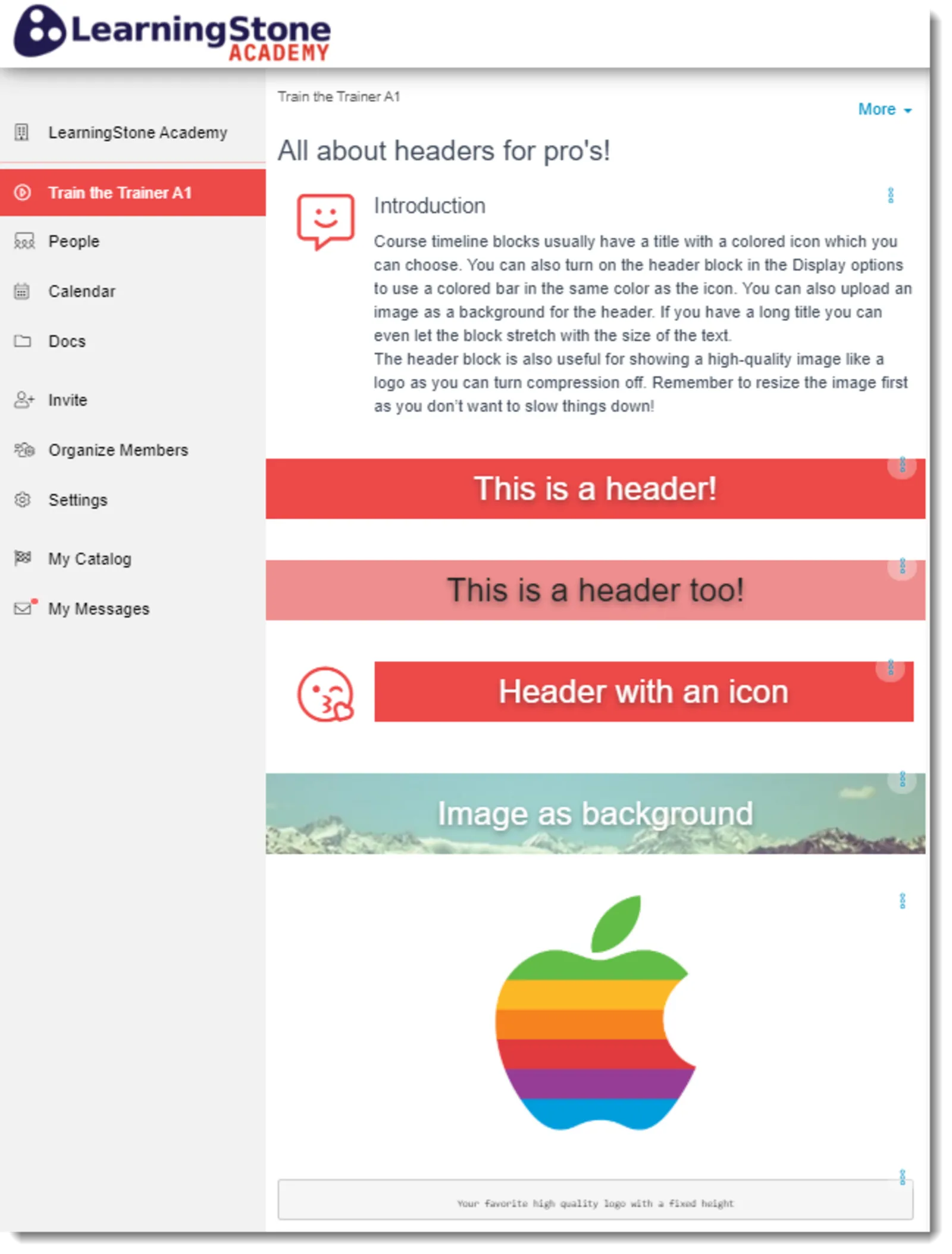Turn Likes into Love + new headers! @ LearningStone