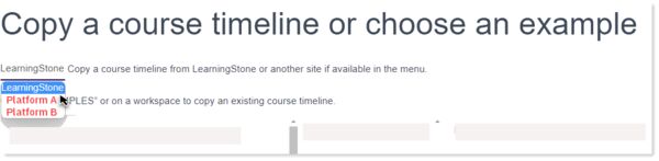 Help: Platform connections and importing from other LearningStone-powered platforms @ LearningStone