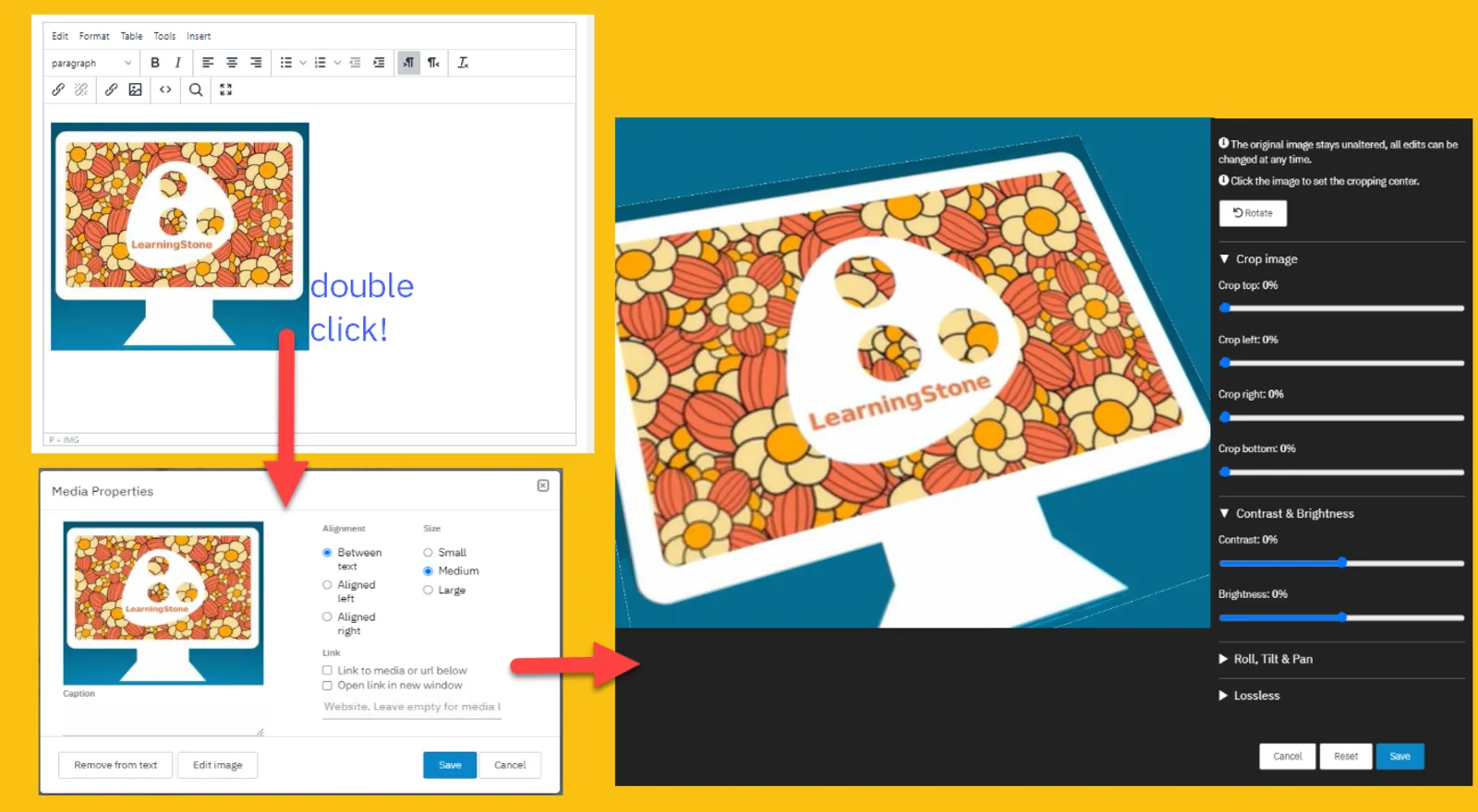 New features for images in LearningStone @ LearningStone
