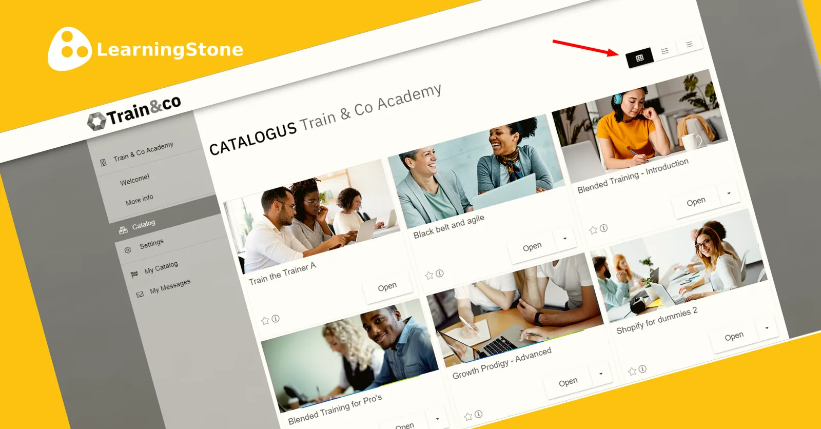 NEW: LearningStone catalog with tiles @ LearningStone
