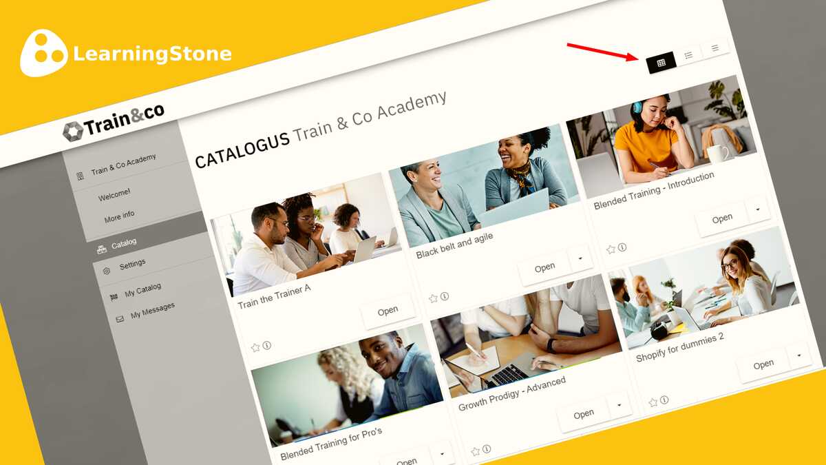NEW: LearningStone catalog with tiles @ LearningStone